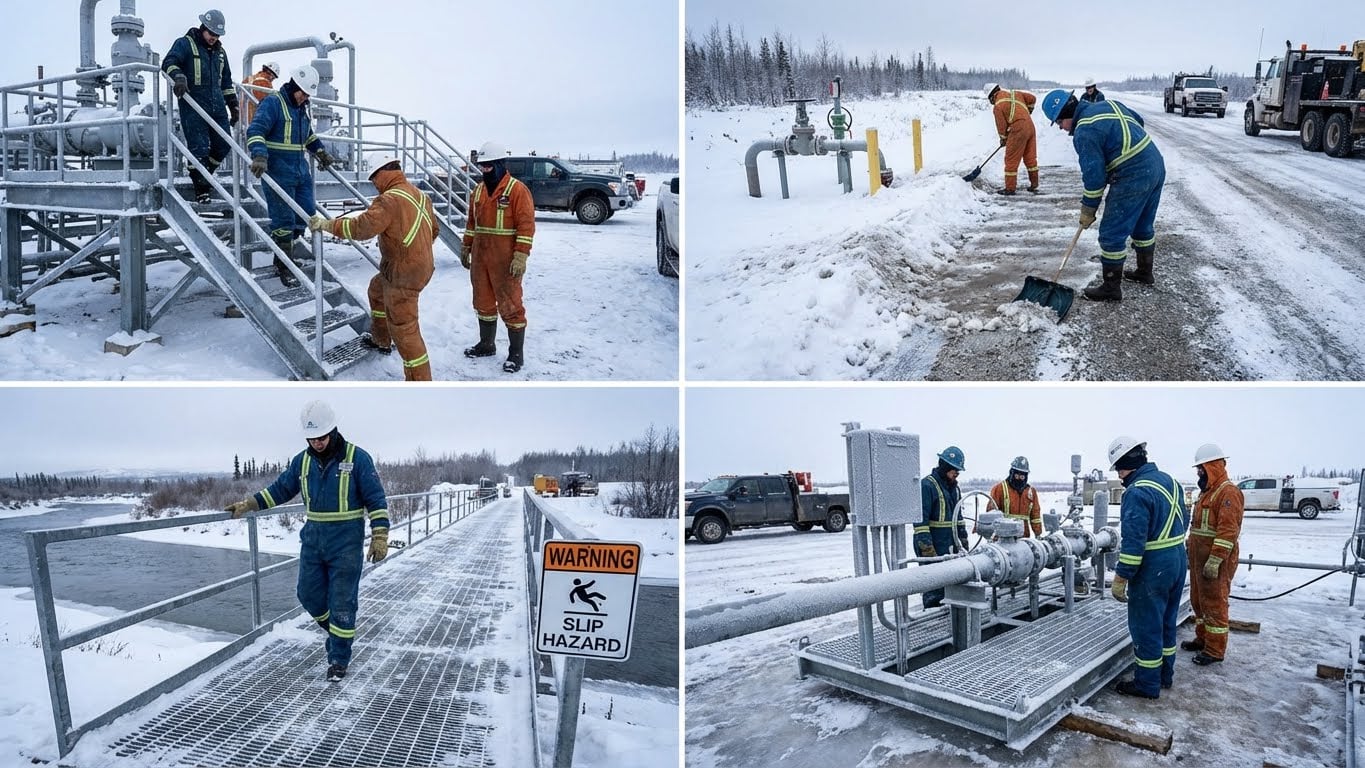 Ice Cleats for Pipelines | Winter Walking
